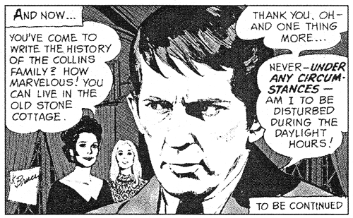Dark Shadows Comic Strip, part 1: The Tortured Undead | Dark Shadows ...